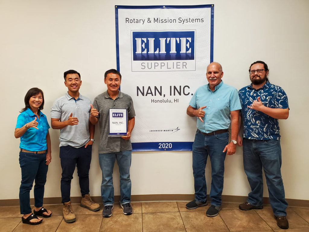 Nan, Inc. Receives Prestigious Honor from Lockheed Martin - Nan, Inc. A ...